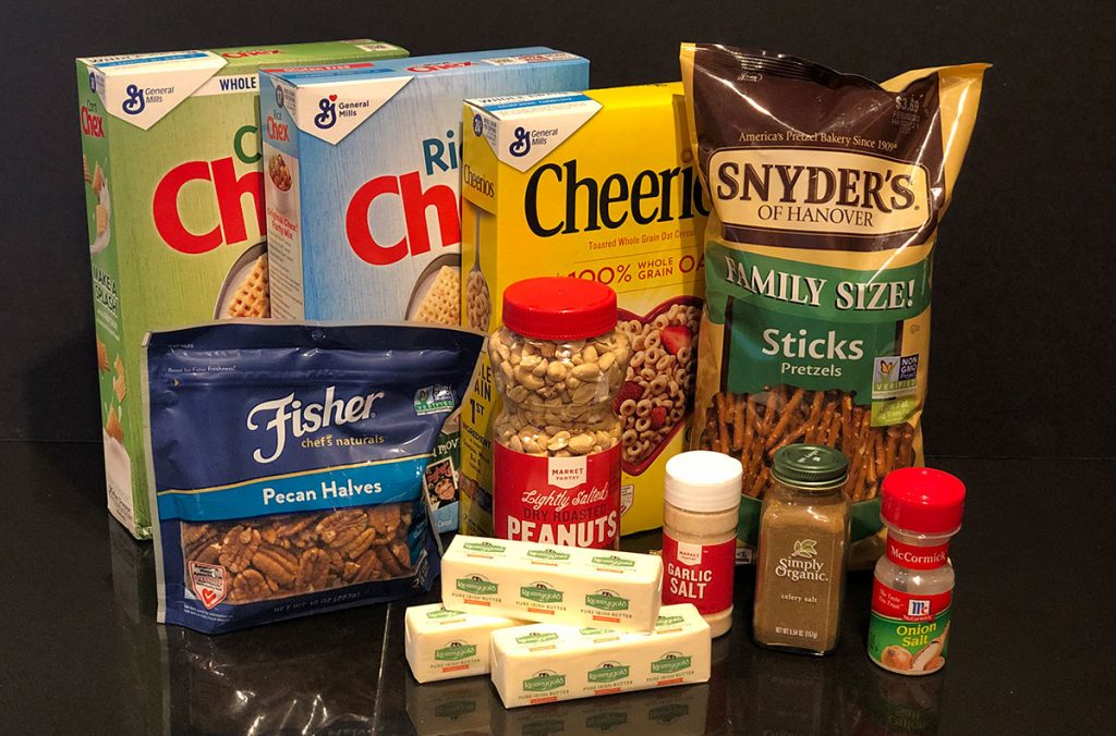 Grandma's Party Mix Recipe - Grandma Jackie's Recipes