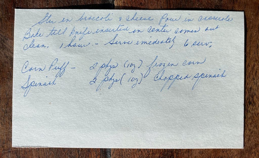 Broccoli Puff - Grandma Jackie's Recipes