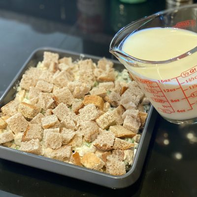 Chicken Strata Vintage Recipe - Grandma Jackie's Recipes