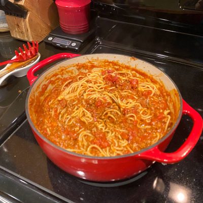 Grandma's Spaghetti Vintage Recipe - Grandma Jackie's Recipes