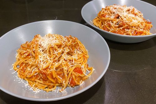 Grandma's Spaghetti Vintage Recipe - Grandma Jackie's Recipes