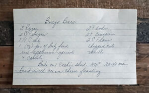 Bingo Bars - Grandma Jackie's Recipes
