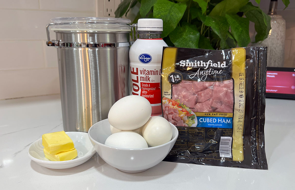 Creamed Eggs & Ham - Grandma Jackie's Recipes