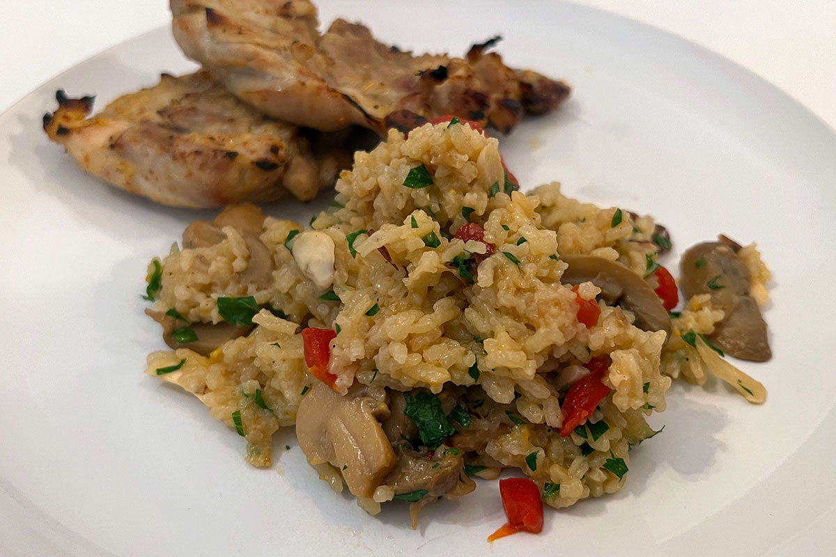 Festive Rice Casserole - Grandma Jackie's Recipes